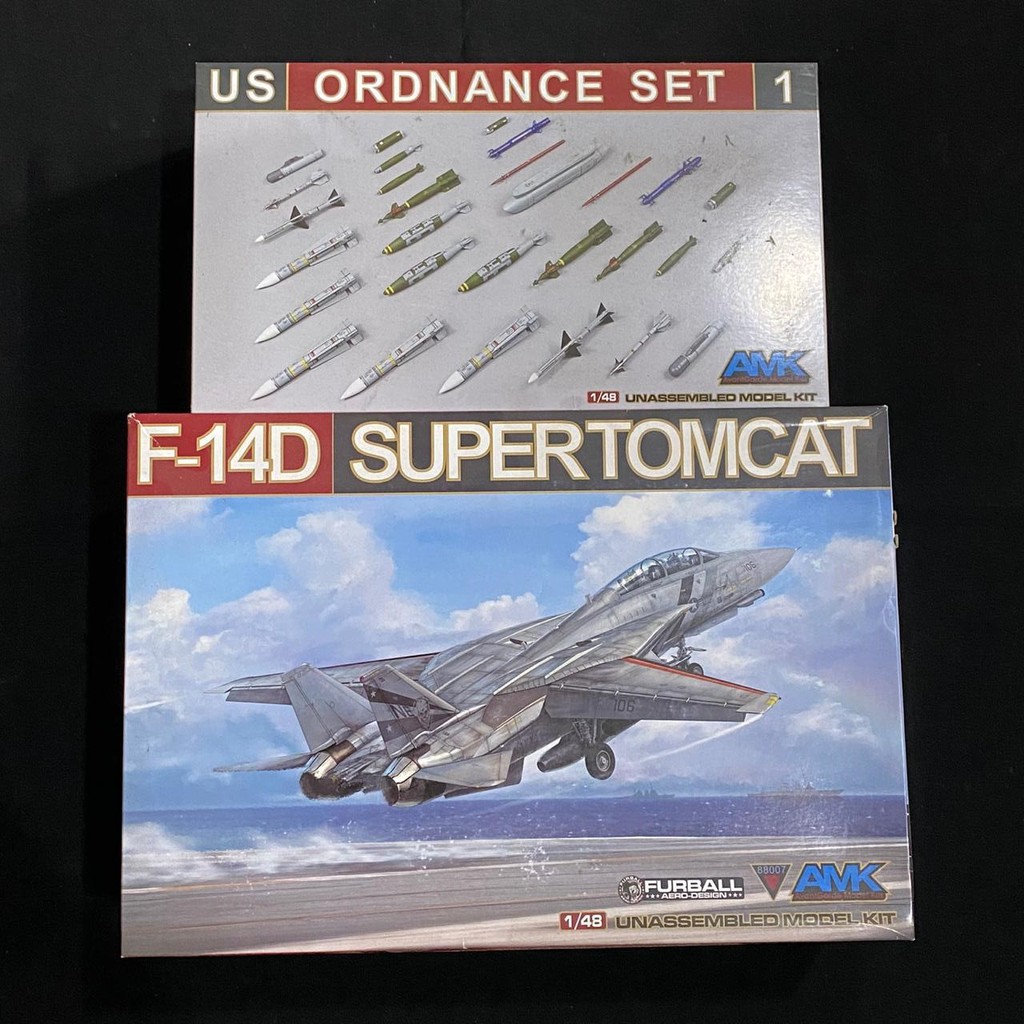 Jual Model Kit AMK F-14D Super Tomcat + US Ordnance Set 1 Skala 1/48 | Shopee Indonesia