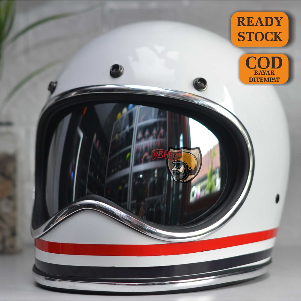 Jual HELM CUSTOM TALGON ST GERMAN WITH INNER VISOR ( MR HELM ) | Shopee ...