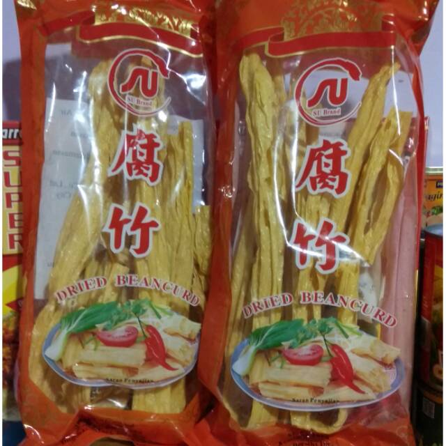 Jual Kembang Tahu Stick SU Brand 120gr / yuba / bean curd | Shopee ...
