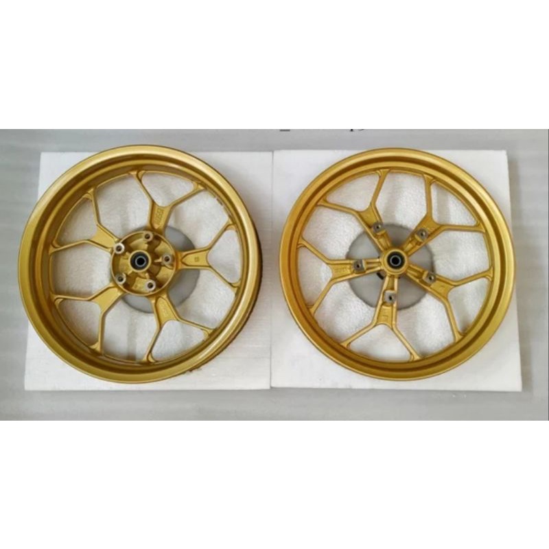 Jual paket velg lebar R15 V3 ,VIXION R ,MT15 motor 150 cc double disk ...