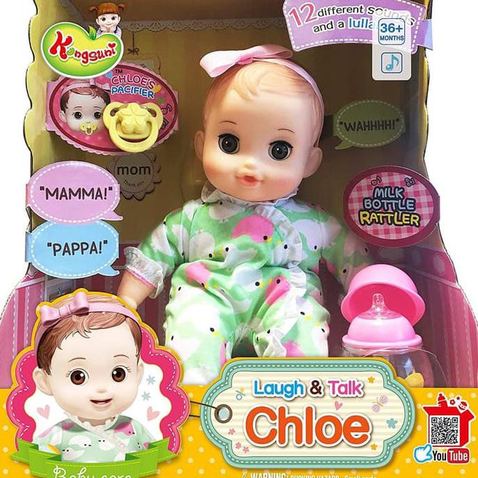 Jual Boneka Kongsuni Laugh And Talk Chloe Baby Doll Young Toys Original ...