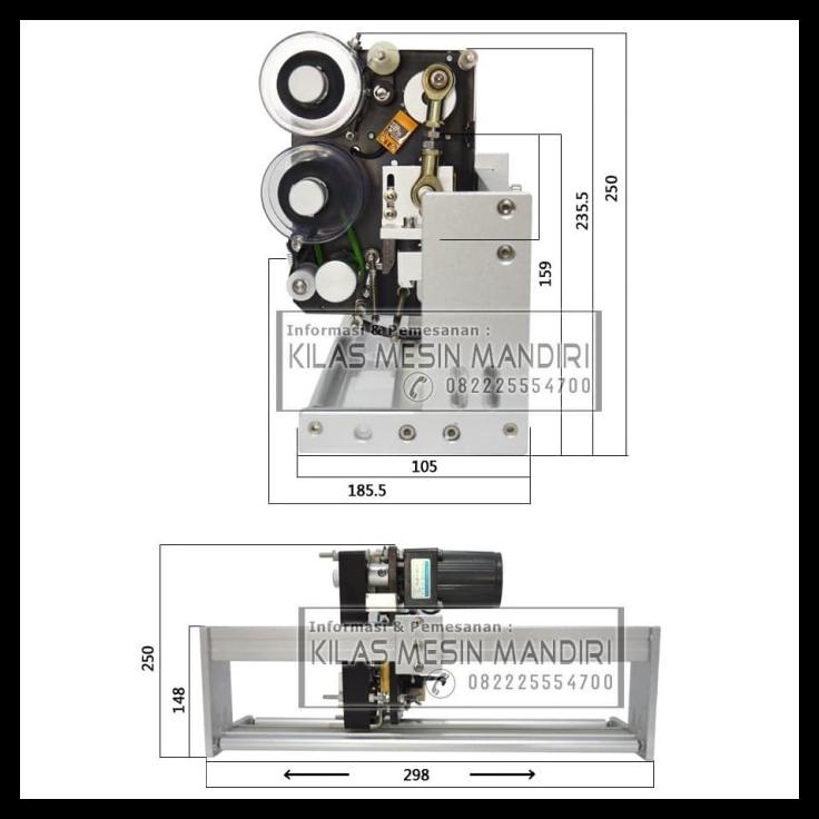 Jual Mesin Coding Cetak Kadaluarsa Expired Date Hp-241 U/. Mesin ...
