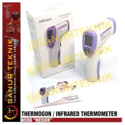 Jual Alat Pengukur Suhu Badan Non Kontak atau Thermometer MEDIOR MD-33520 | Shopee Indonesia