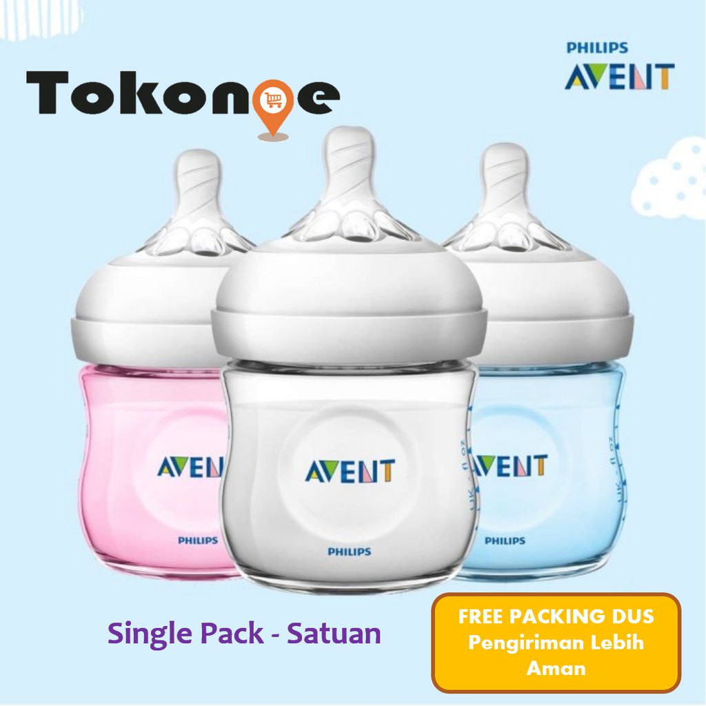 Jual Botol Susu Philips Avent Natural Bottle 125 Ml Single Pack