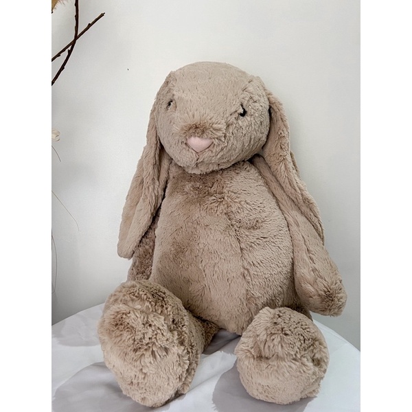 Jual Jellycat Beige Bashful Bunny size Really Big original new | Shopee Indonesia