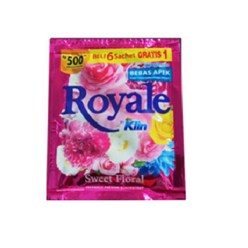 Jual SO KLIN ROYALE SOFTENER PELEMBUT & PEWANGI PAKAIAN SACHET 12 ( 1 ...