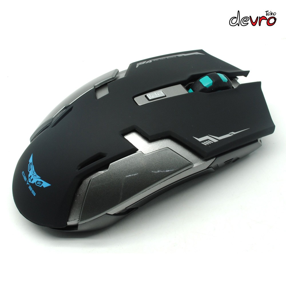 Jual Geyes Gaming Mouse Wireless 1600 DPI - Rechargeable Baterai ...