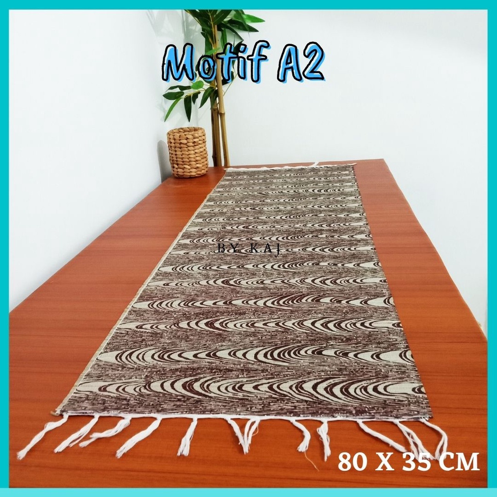 Jual TABLE RUNNER / TAPLAK MEJA TENUN / TAPLAK MEJA TENUN LIDI SIZE 35 ...