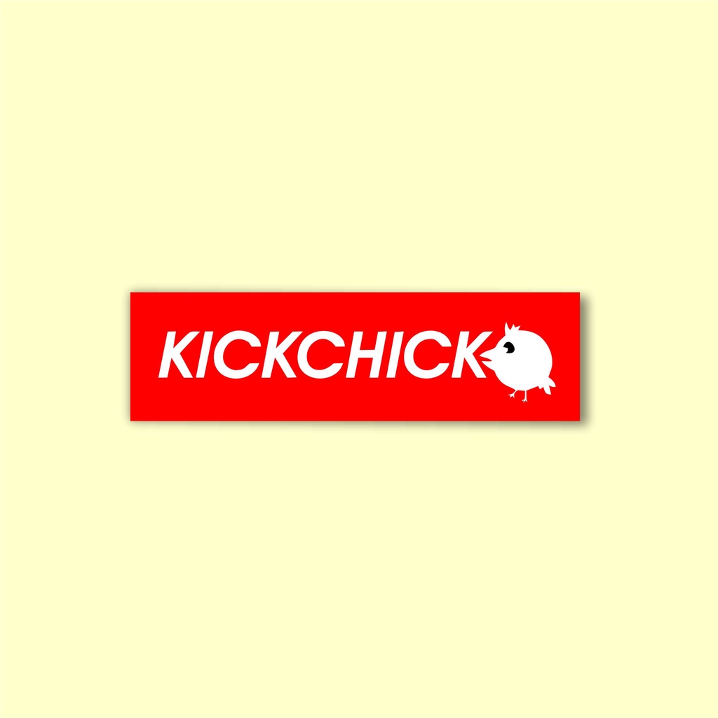 Jual stiker brand distro kickchick bahan graftac anti air | Shopee ...