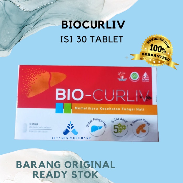 Jual BIOCURLIV BOX ISI 30 KAPLET | Shopee Indonesia