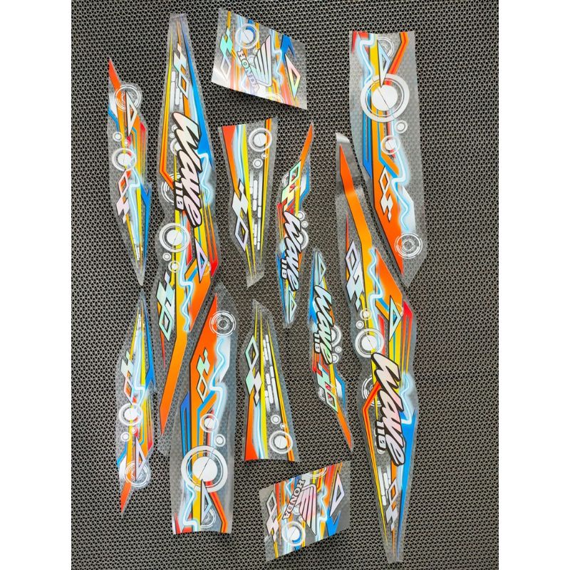 Jual striping bahan transparan hologram wave revo fit 110 absoute revo ...