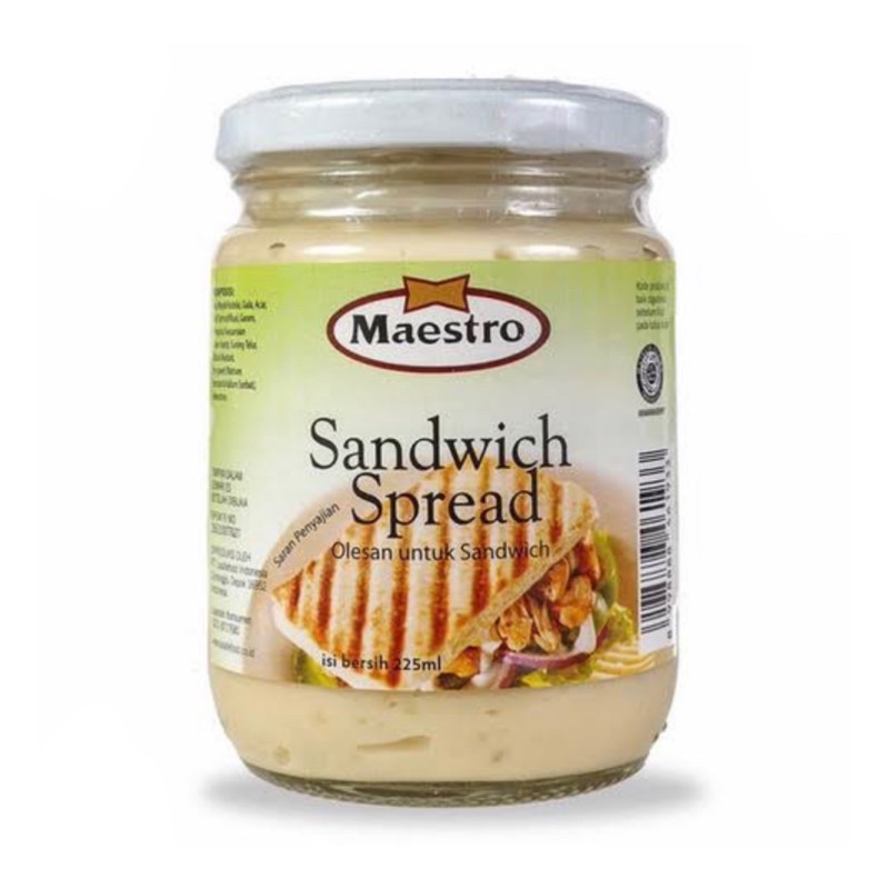 Jual Maestro Mayonnaise/Maestro Mustard/Maestro Sandwich Spread/Selai ...