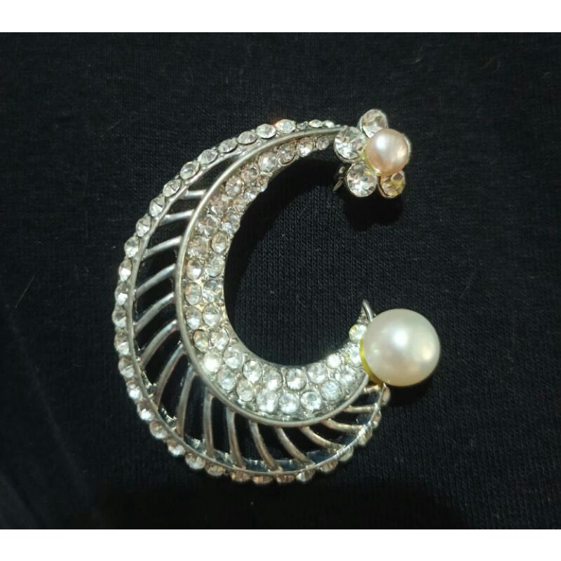Jual Bros mutiara putih bulan sabit | Shopee Indonesia
