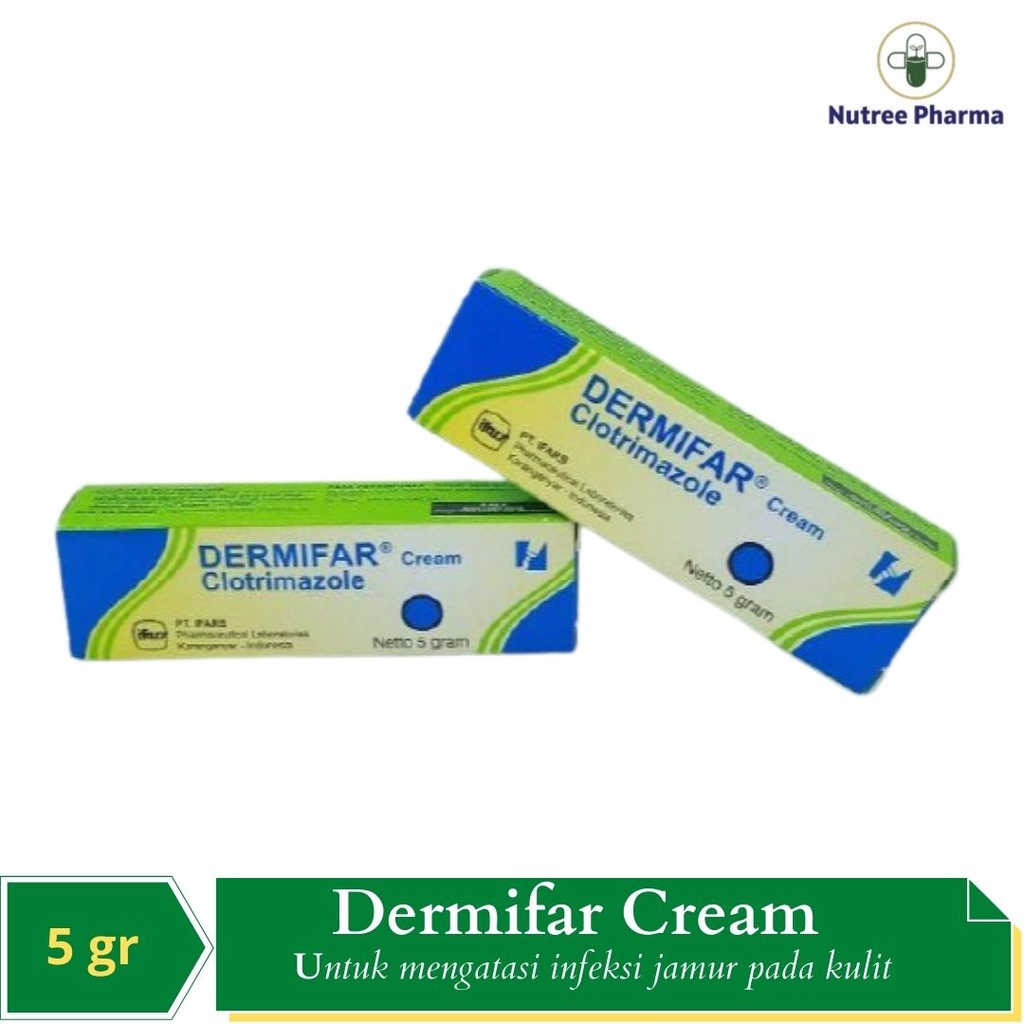 Jual ⚡MURAH & DIJAMIN ORI⚡ DERMIFAR CREAM 5 GR | Untuk Mengatasi ...