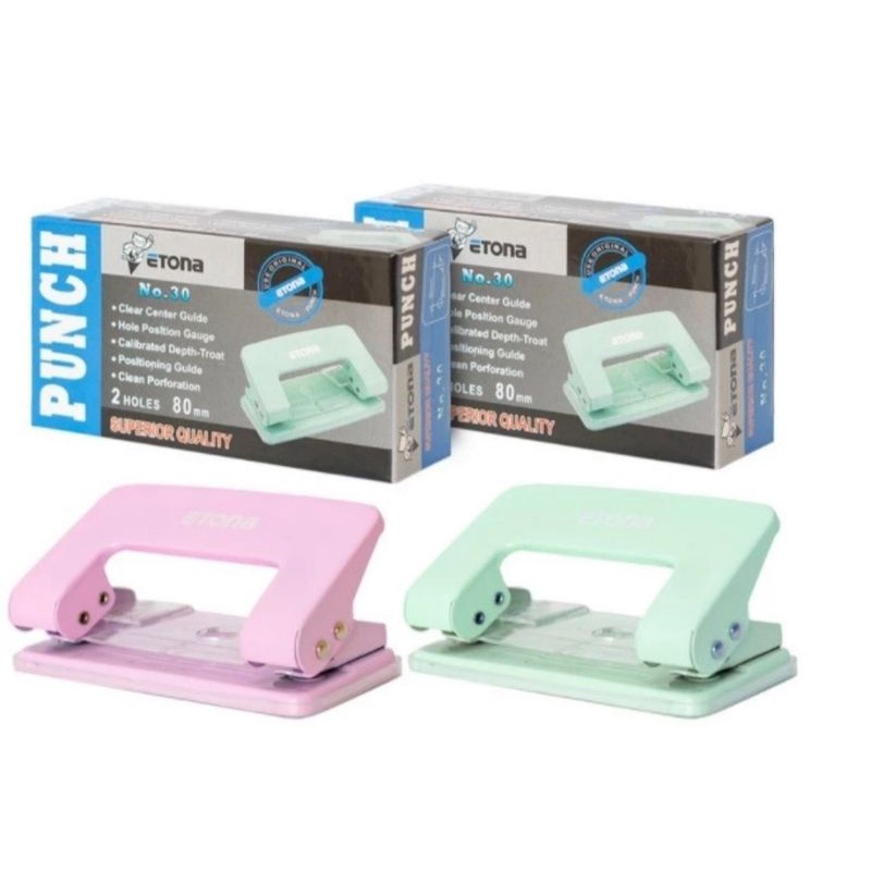 Jual pelubang kertas alat pembolong kertas punch no.30 paper punch ...