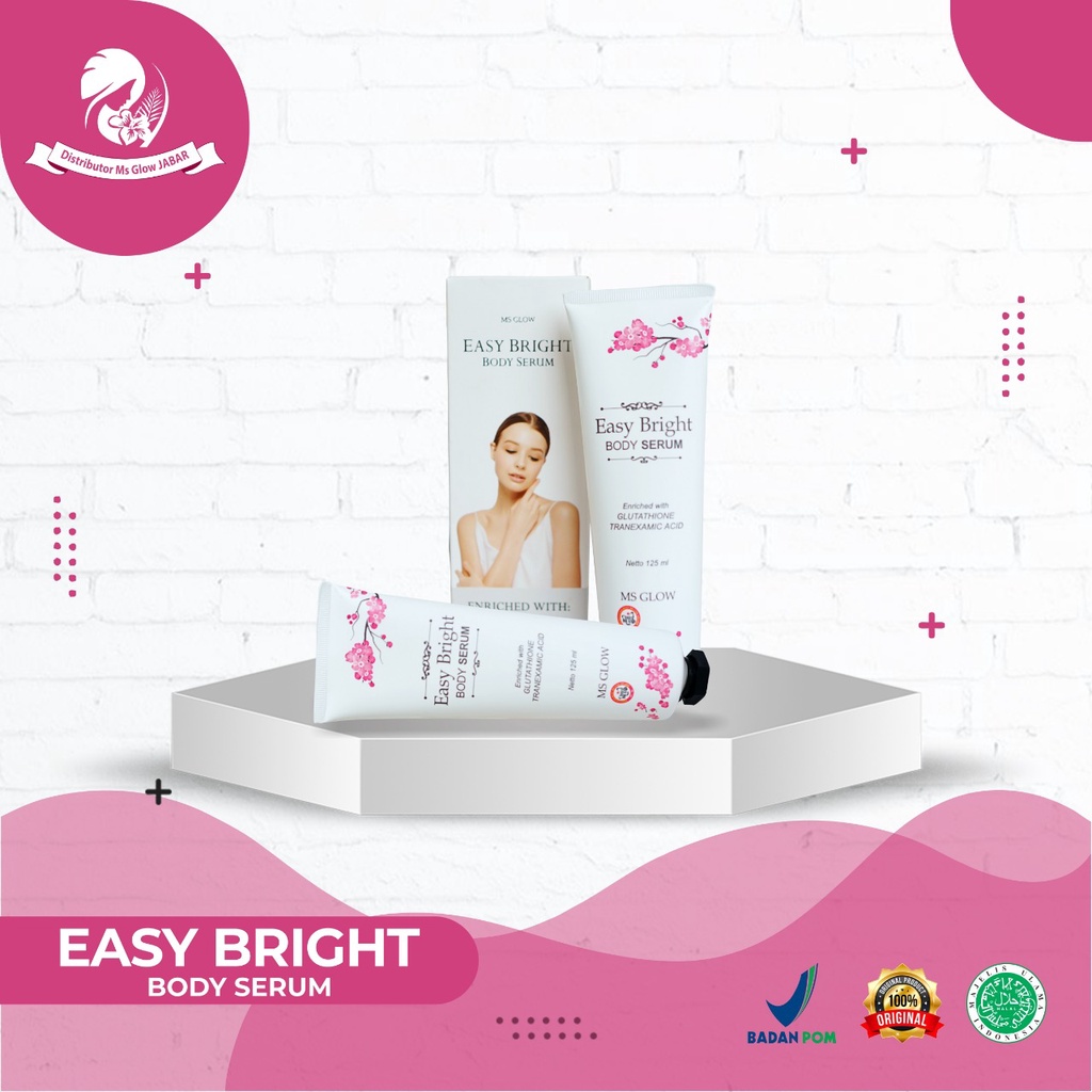 Jual MS Glow-Body Serum Easy Bright | Shopee Indonesia