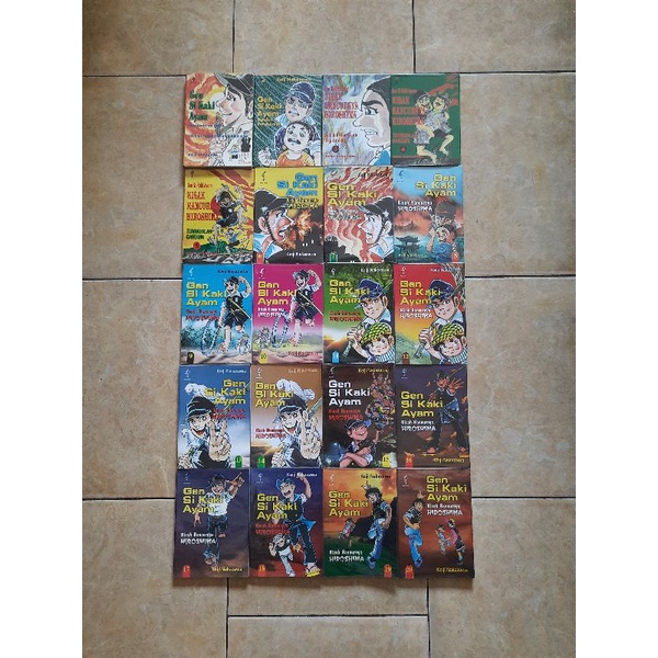 Jual Komik Barefoot Gen Si Kaki Ayam Hadashi No Gen Kisah Hancurnya ...
