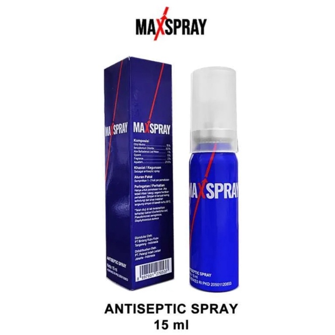 Jual MAXSPRAY Antiseptic Spray 15 ml ~ Antiseptic Spray | Shopee Indonesia