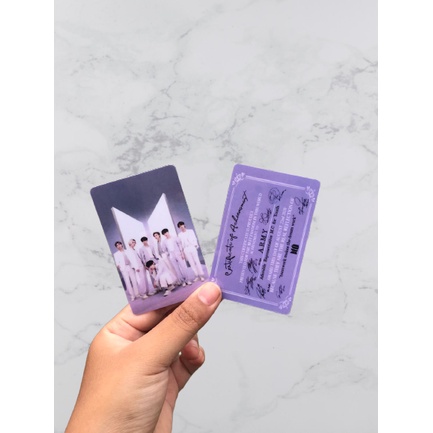 Jual BTS CARD | Photocard Sertifikat ARMY | ID Card | Kartu Army BTS ...