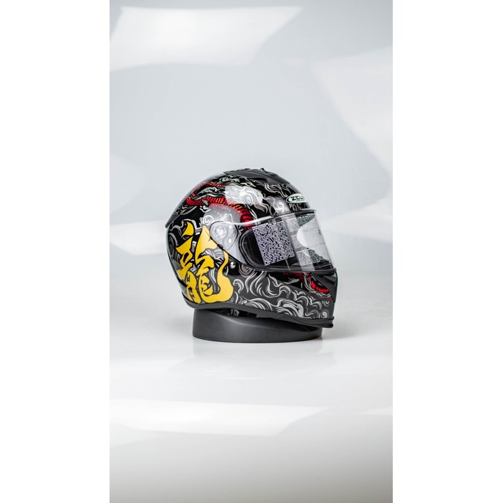 Jual HELM ZEUS ZS-822B BLACK / AO15 GOLD HELM FULLFACE SNI ORI | Shopee ...