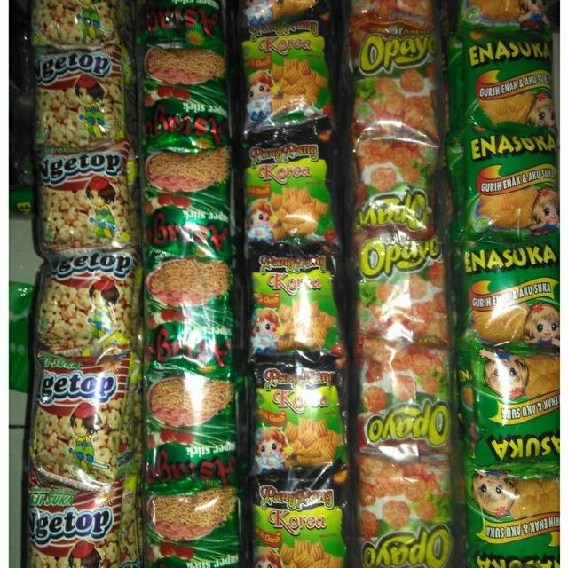 Jual Jajanan anak jajanan jadul all variant renceng | Shopee Indonesia