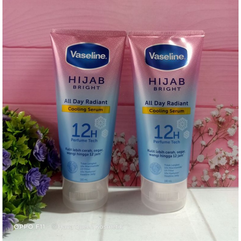 Jual Vaseline Hijab Bright All Day Radiant Cooling Serum 12 H Perfume ...