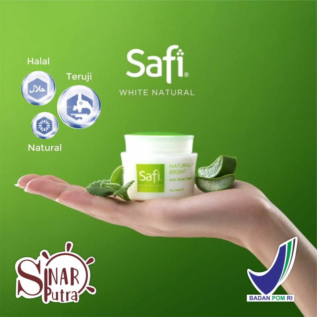Jual Safi Naturals Acne Mattifying Cream Tea Tree Oil 20gr | Shopee ...