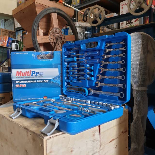 Jual MULTIPRO TOOLSET KUNCI SET MEKANIK 70PCS PERKAKAS MEKANIK MESIN 70PCS | Shopee Indonesia