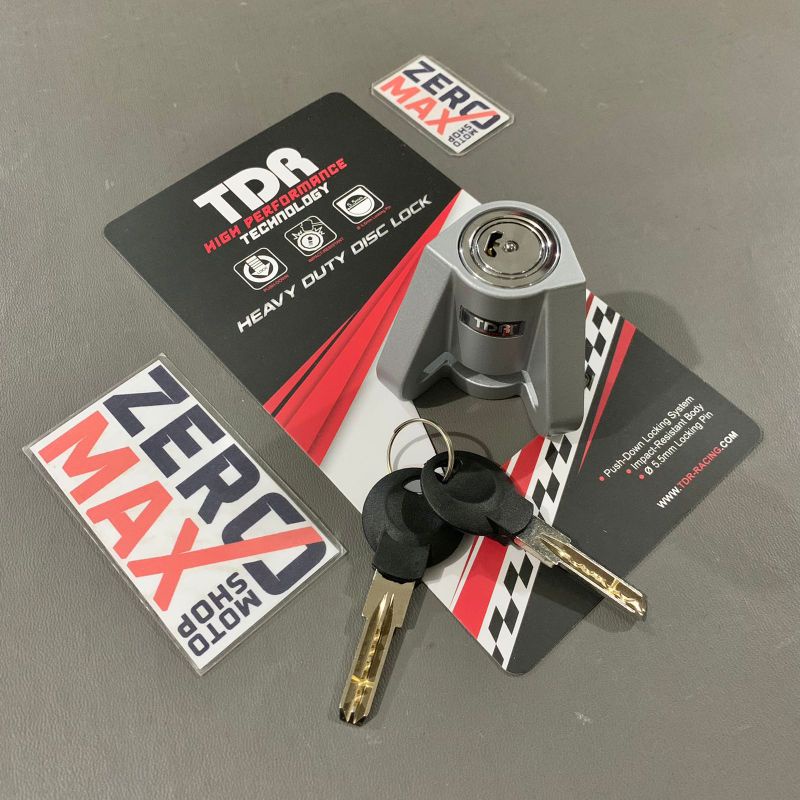 Jual Disc Lock Triangle Lock Gembok Cakram Motor TDR Racing Universal | Shopee Indonesia