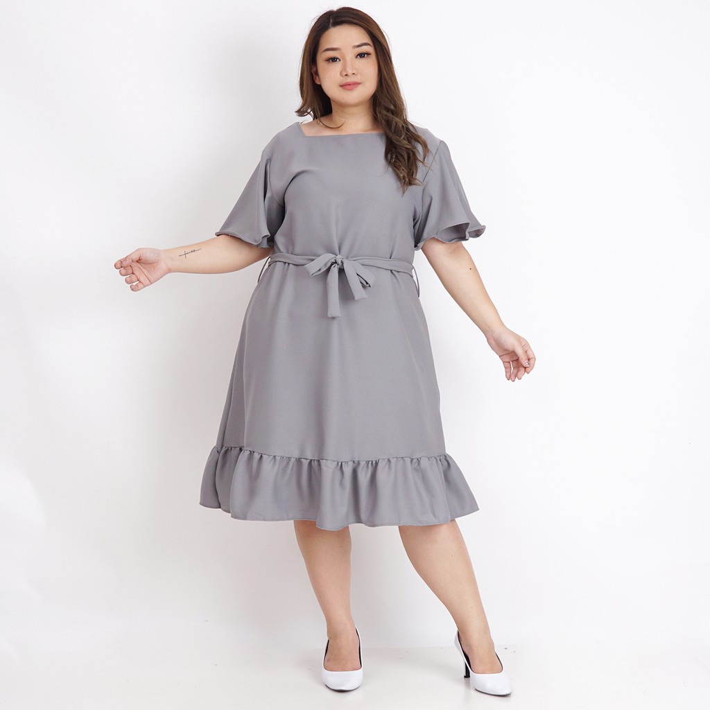 Jual BAJU GAUN DRESS WANITA JUMBO BIGSIZE 03 PREMIUM FASHION KOREA LD ...