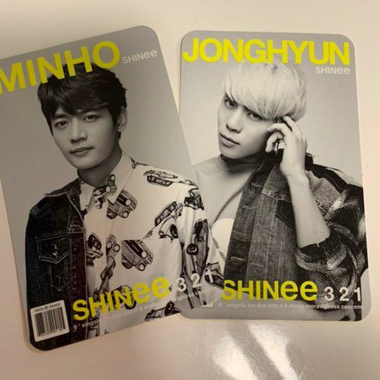 Jual SHINee 321 Japan Photocard Official - Minho Jonghyun | Shopee Indonesia