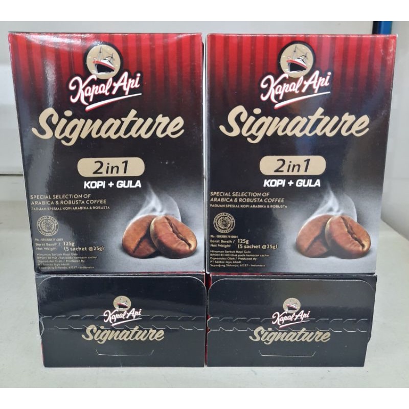 Jual Kapal Api Signature Box 2in1, Botol RTD 200ml | Shopee Indonesia