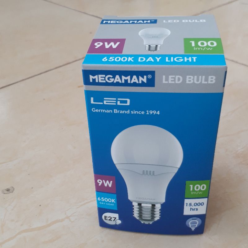 Jual MEGAMAN Lampu LED 9 Watt 9w Garansi 2 Tahun SNI - Putih 6500K / Kuning 3000K | Shopee Indonesia