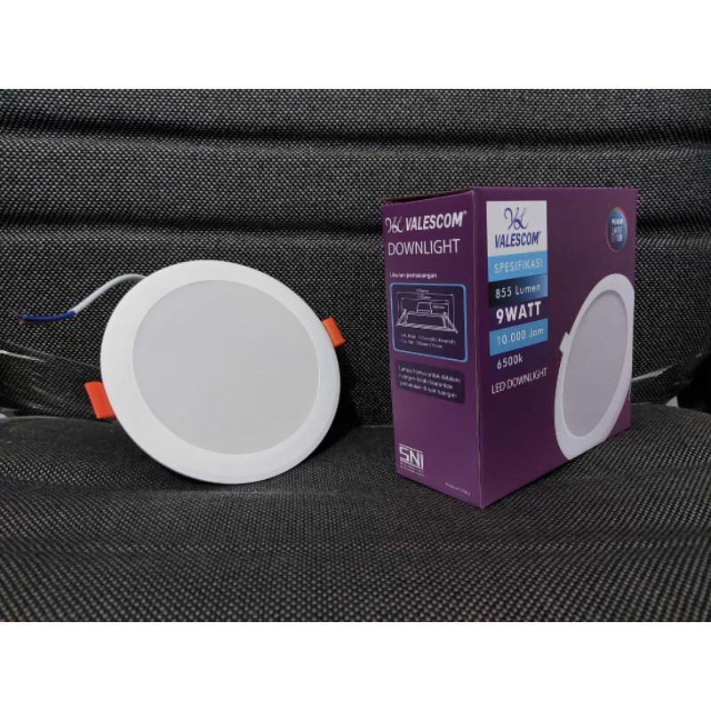 Jual Downlight Led Panel Inbow 9W 9Watt 9 Watt Putih 4 inch Valescom ...