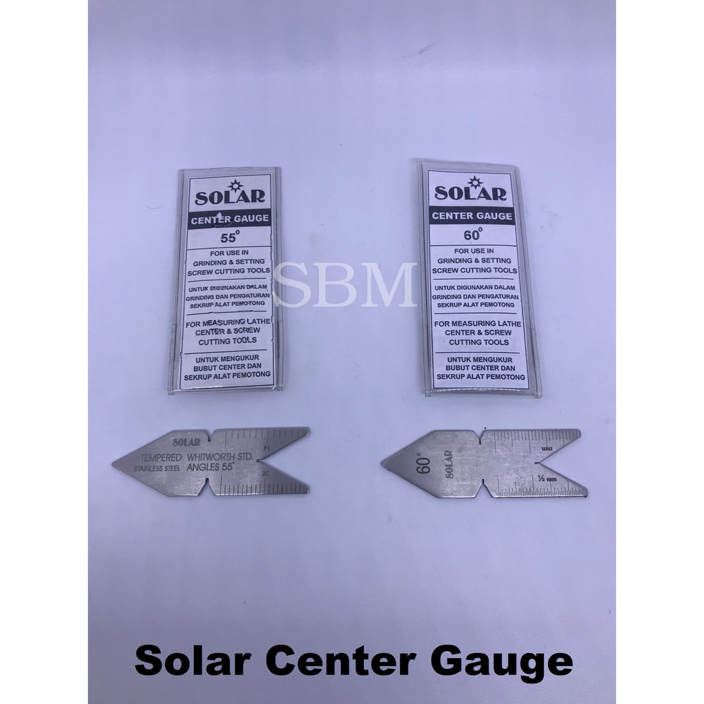 Jual CENTER GAUGE 55 / 60 DEGREES / MAL PAHAT / MAL ULIR THREAD / MAL ...