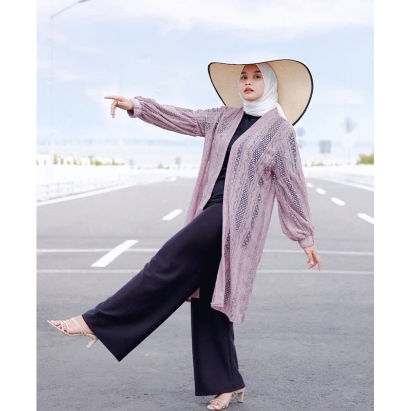 Jual OUTER BROKAT BRUKLAT BROKLAT PANJANG MURAH JOGJA OUTER POLOS ...