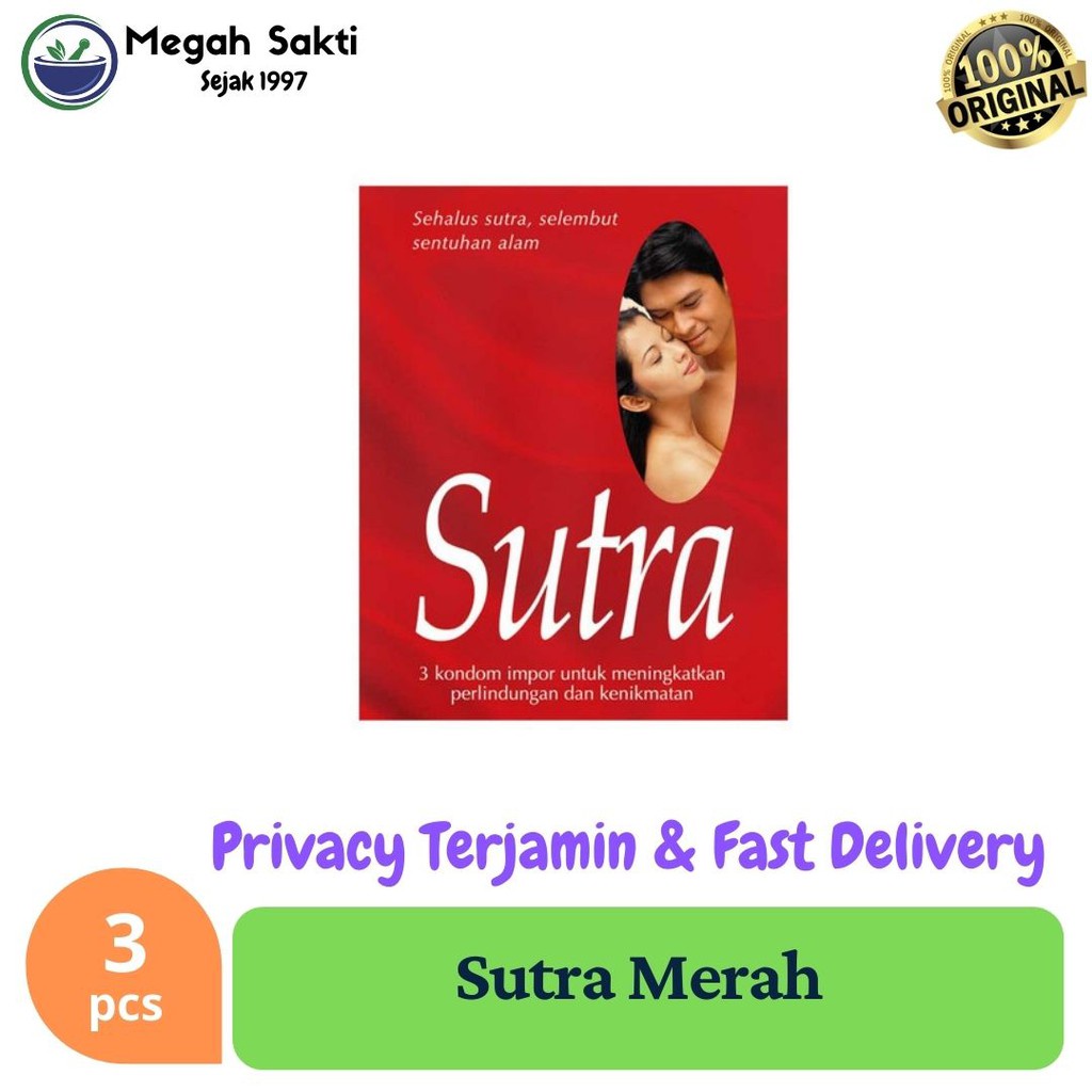 Jual Megah Sakti - Kondom Sutra Merah 3'S - Condom Sutra Merah [ BONUS ...