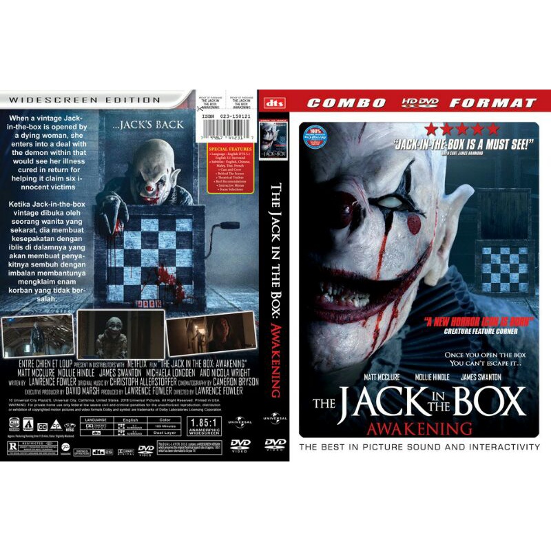 Jual Kaset Film Horror Barat Terbaru 2022:THE JACK IN THE BOX AWAKENING ...