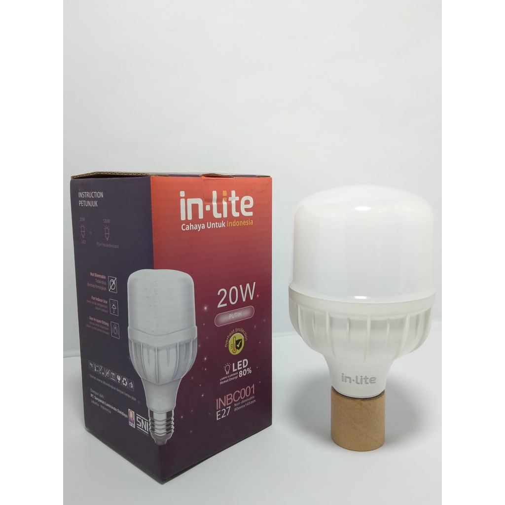 Jual Lampu LED In-Lite 20W - Cahaya putih | Shopee Indonesia