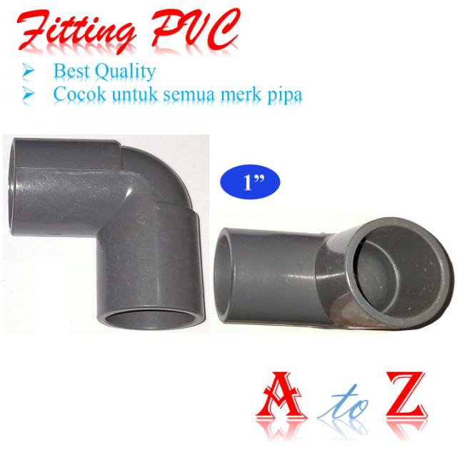 Jual Knee/knie/fitting/elbow/keni pvc 1" | Shopee Indonesia