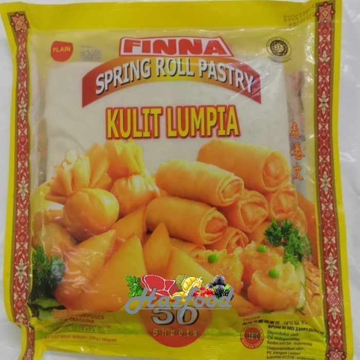 Jual Finna Spring Roll Pastry Kulit Lumpia 125 x 125 mm 50 lembar ...