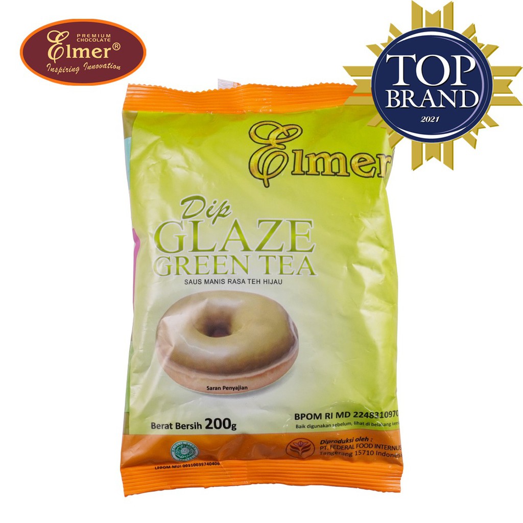 Jual Elmer Dip Glaze 200 gr | Topping Donat | Saus dan topping Rasa ...