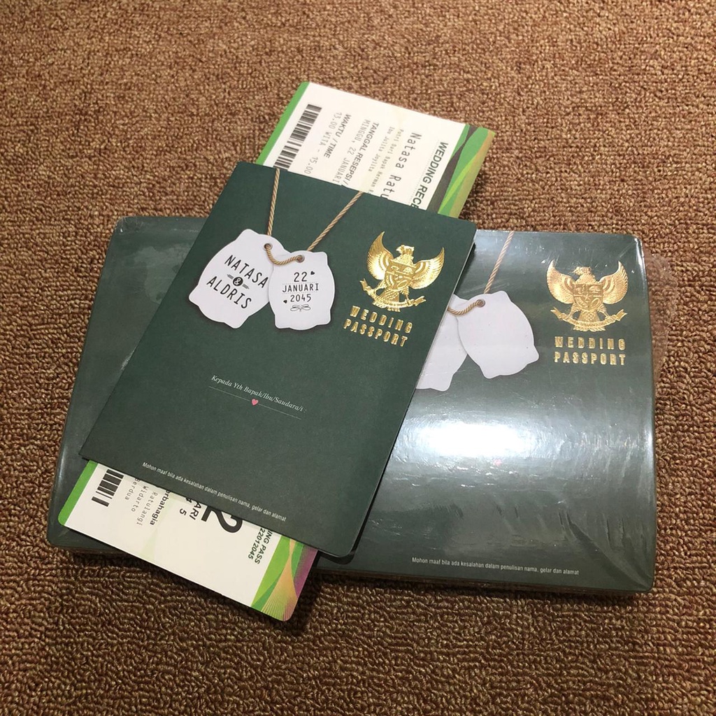 Jual Blangko Java Wedding Passport 01 Per Lembar | Shopee Indonesia