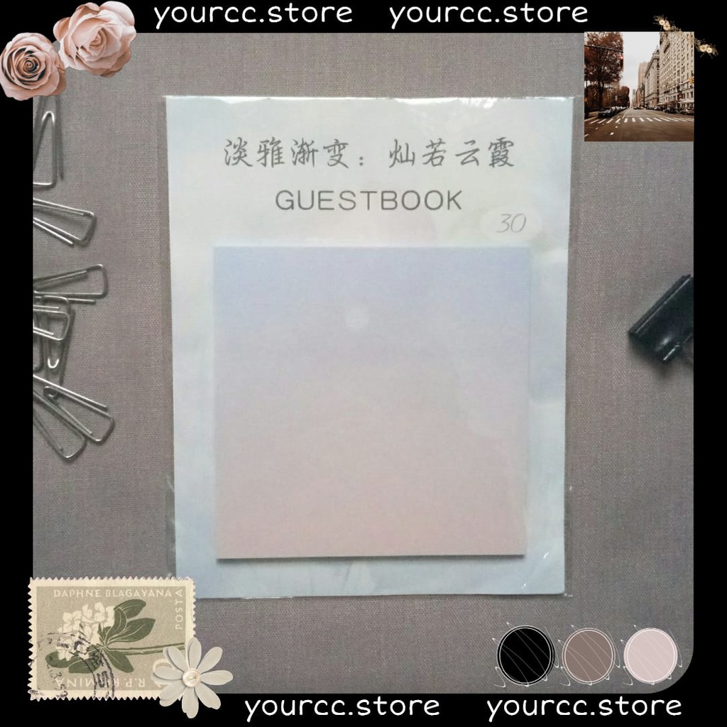 Jual Sticky Notes Gradasi Warna Motif A Memo Post It | Shopee Indonesia