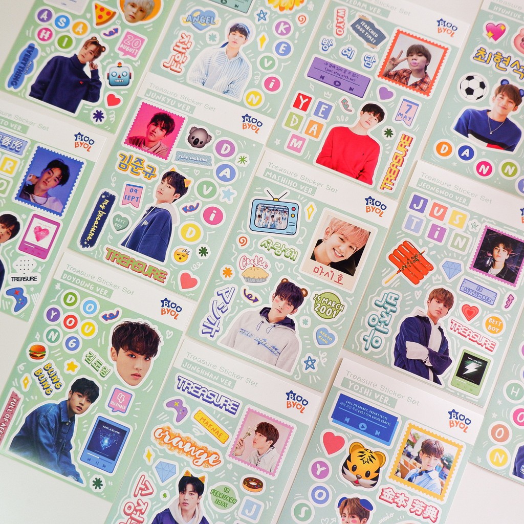 Jual TREASURE STICKER SET | Shopee Indonesia