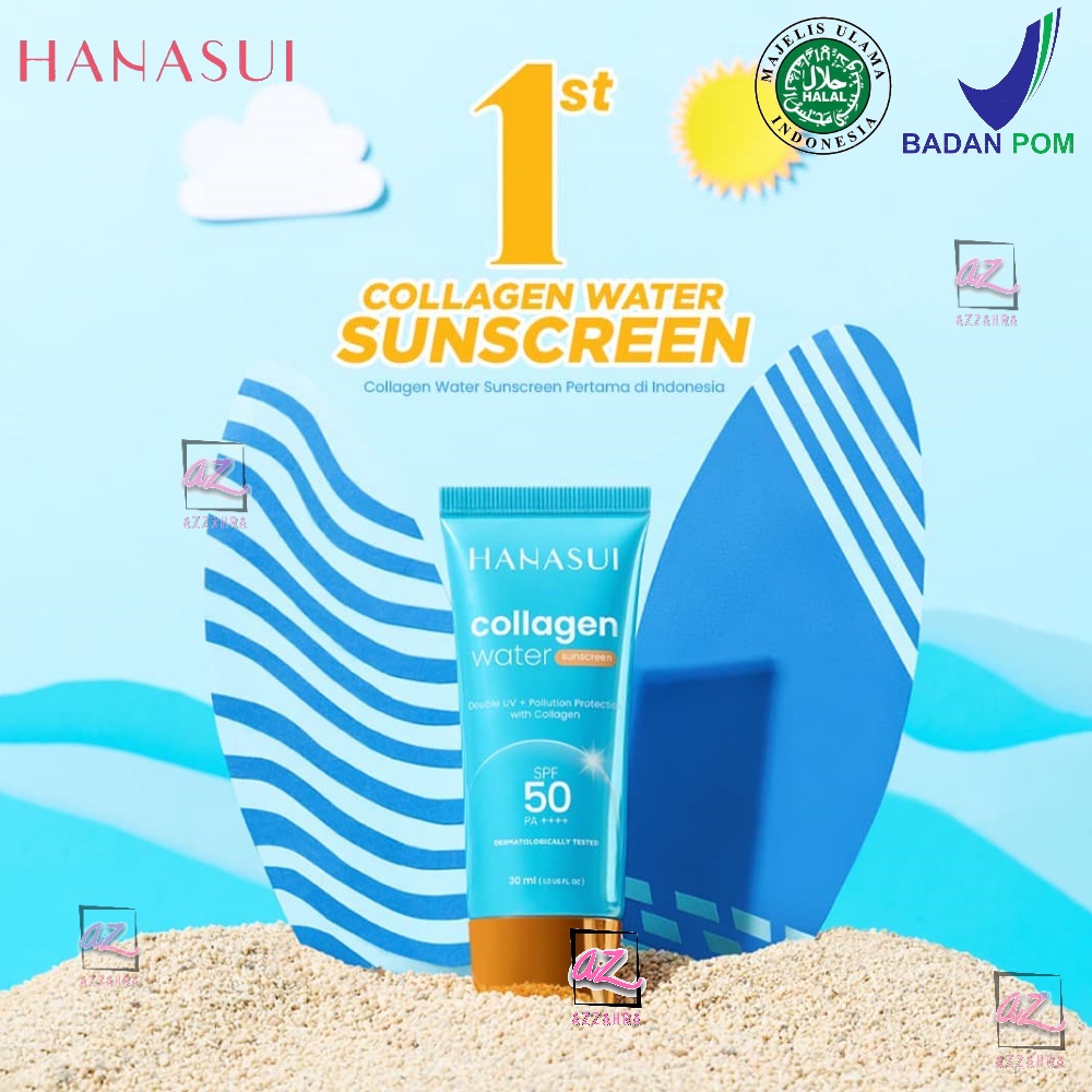 Jual HANASUI SUNSCREEN COLLAGEN WATER SPF 50 PA+++ | Shopee Indonesia