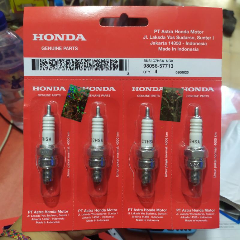 Jual BUSI MOTOR HONDA C7HSA AHM ASLI SUPRA, GRAND, C70, REVO, MIO ...