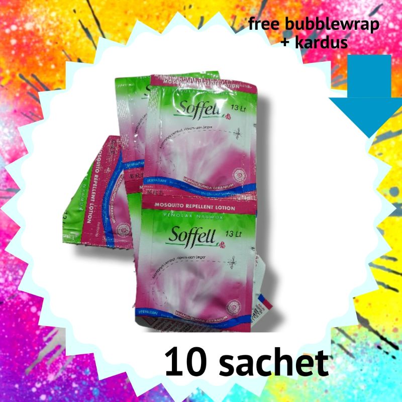 Jual Soffell / Sofel Sachet lotion obat anti nyamuk 10 pcs ( 10 sachet ...