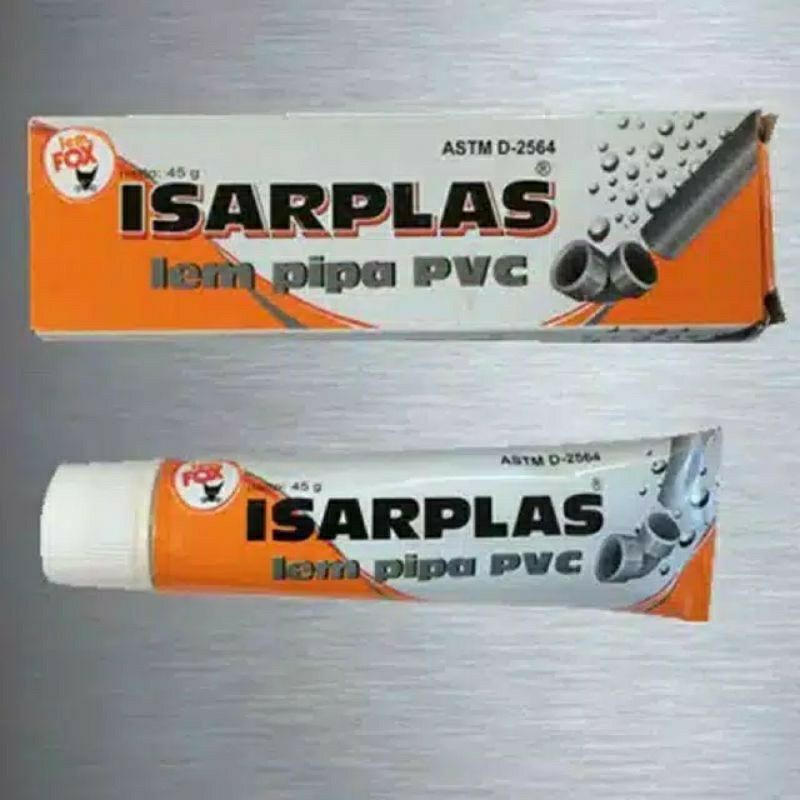 Jual Lem Pipa PVC Lem Paralon Lem PVC Tube Talang / Lem Isarplas Tube 45gr | Shopee Indonesia