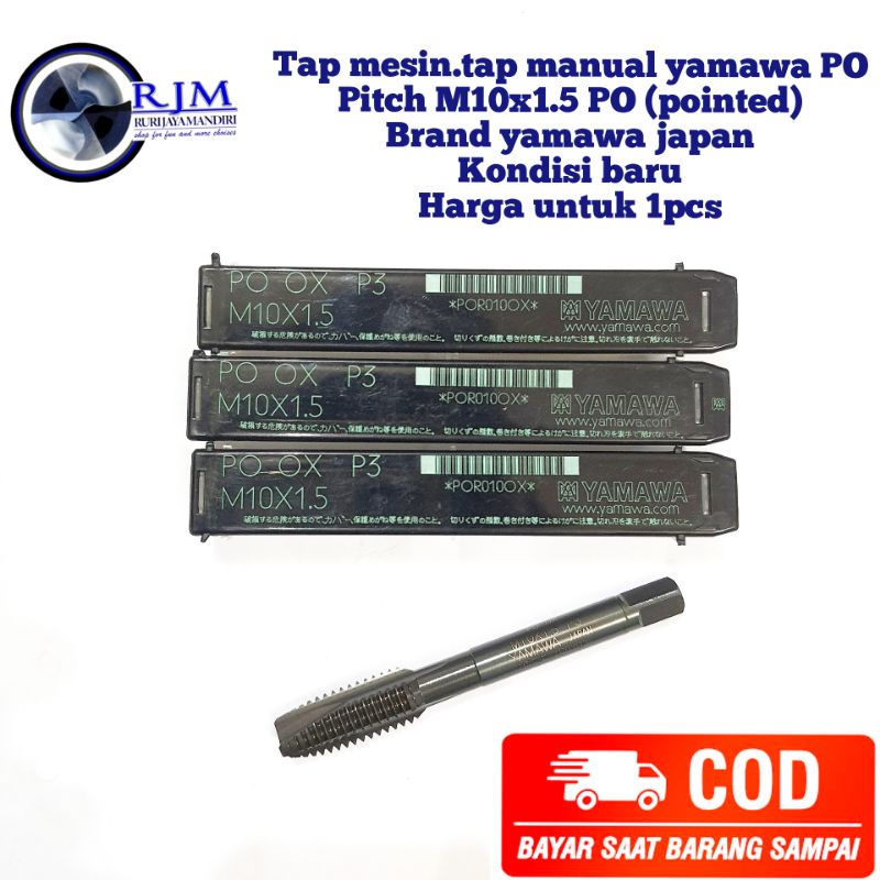 Jual Tap mesin.tap manual yamawa PO. M10x1.5 (pointed) yamawa japan | Shopee Indonesia
